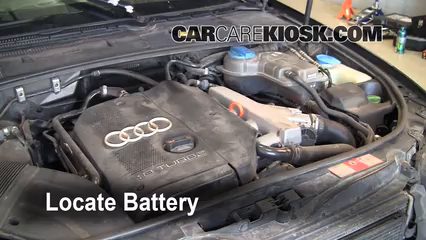Battery Replacement: 2002-2008 Audi A4 Quattro - 2002 Audi A4 Quattro 1.8L 4 Cyl. Turbo